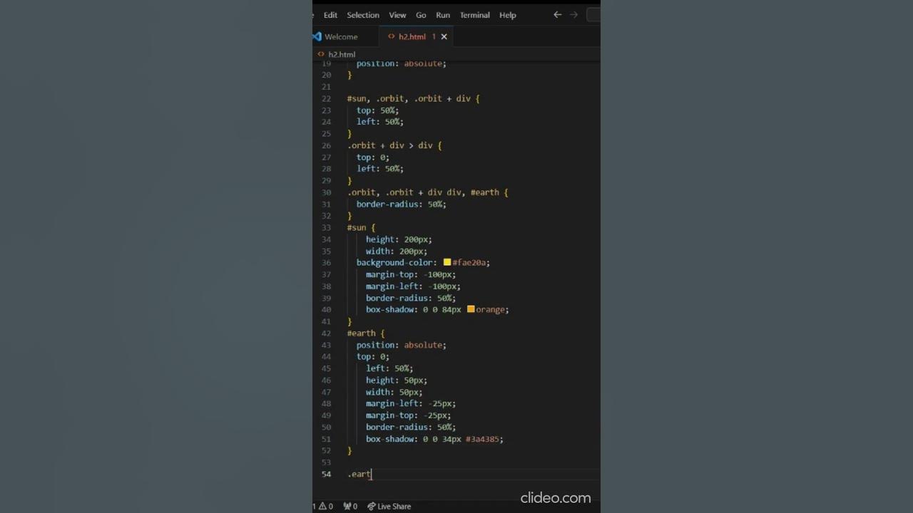 Solar System Html Css Youtube Shorts Shorts Youtube