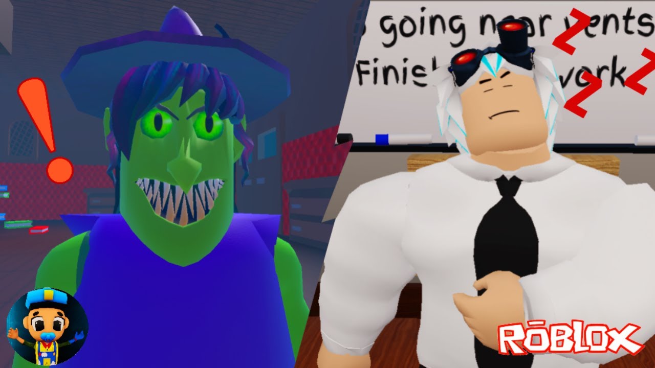 Roblox Escape Evil Mr Terry Scientist! & The Witch Obby - YouTube