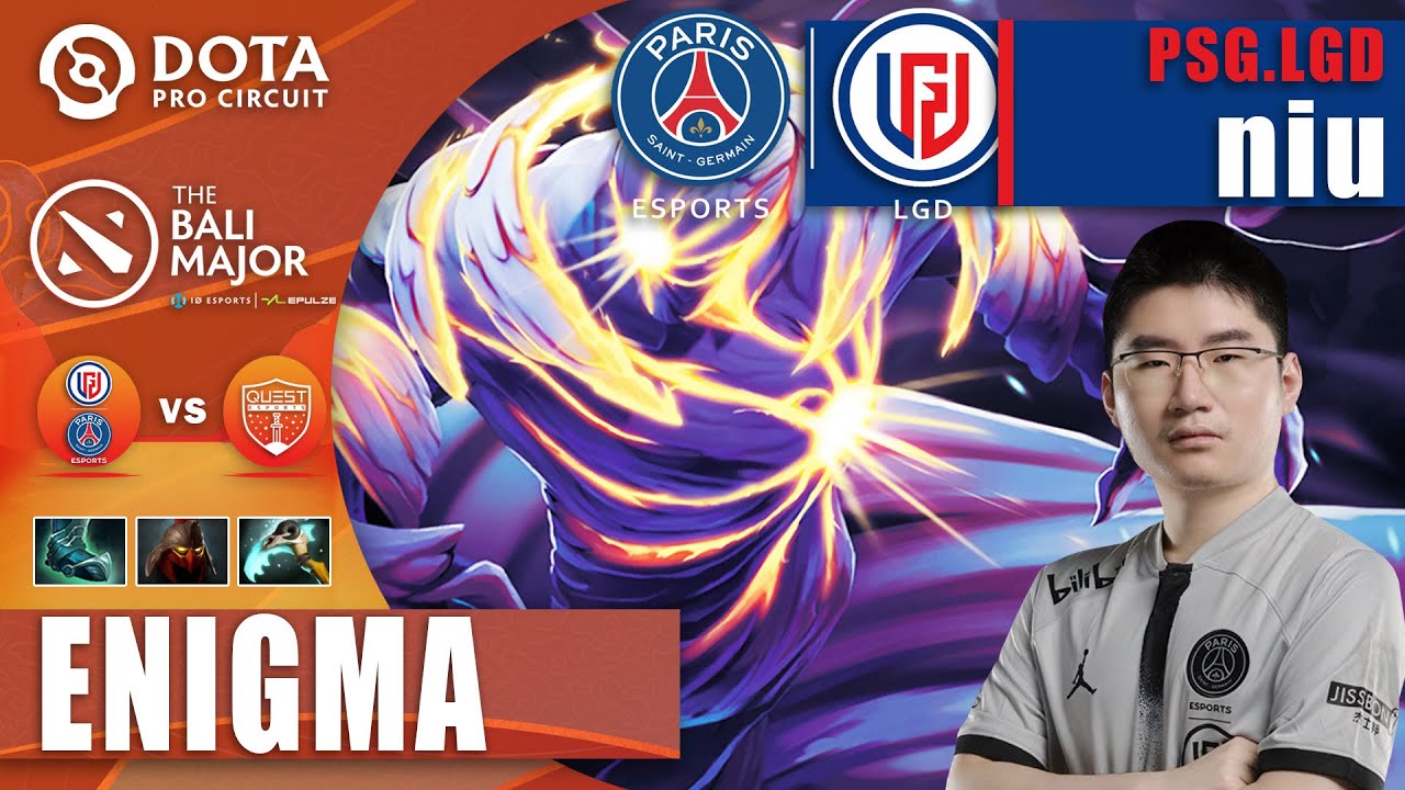 PSG.LGD vs QUEST | THIS PSG.LGD OFFLANE NIU ENIGMA IS TOO INSANE | DOTA 2 BALI MAJOR 2023 ...