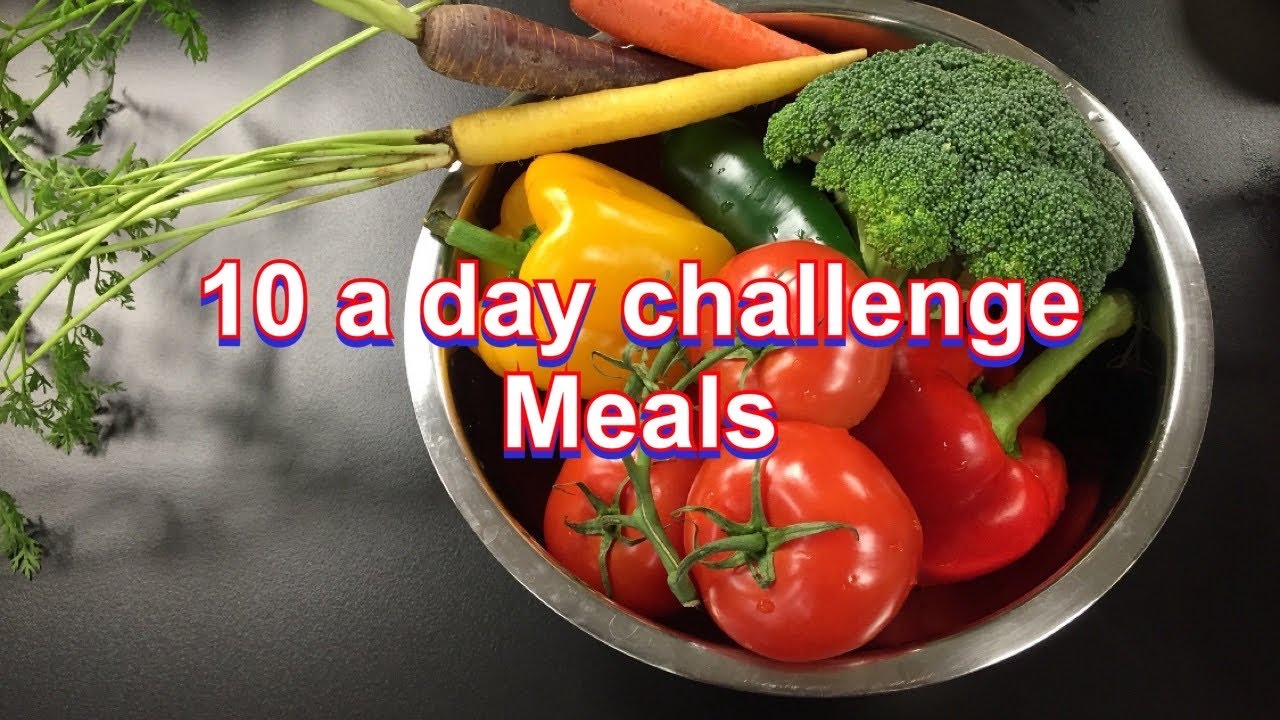 10 a day challenge meals, weigh in - YouTube