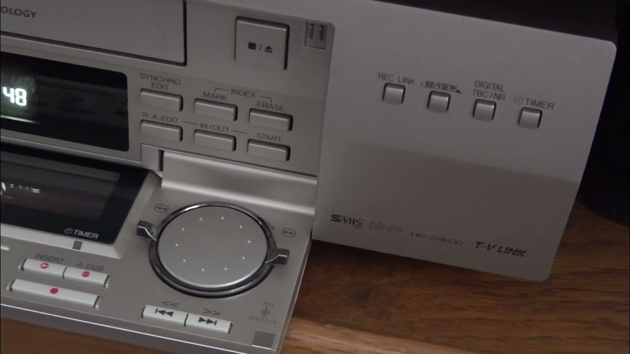 JVC HR-S9600EU, S-VHS Videorecorder, zweite Vorstellung, ohne FB! - YouTube