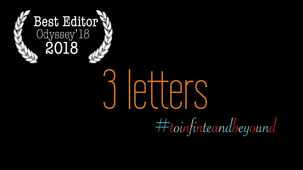 3 Letters - award winning Short Film 2018 - YouTube