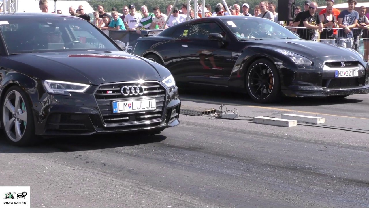 Nissan GTR R35 vs Audi S3 🚦🚗 DRAG RACE SUPERCARS - YouTube