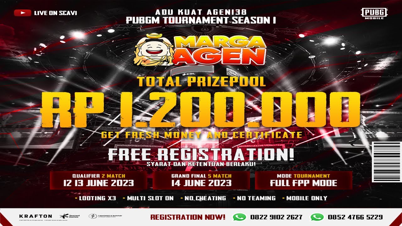 MARGA AGEN138 ADU KUAT TOURNAMENT PUBGM KUALIFIKASI GROUP C & D - YouTube