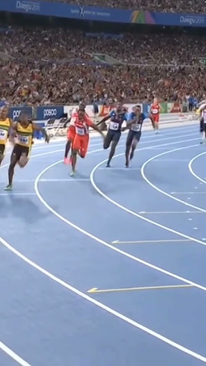 4 100mリレー世界新記録＃ #世界陸上 - YouTube