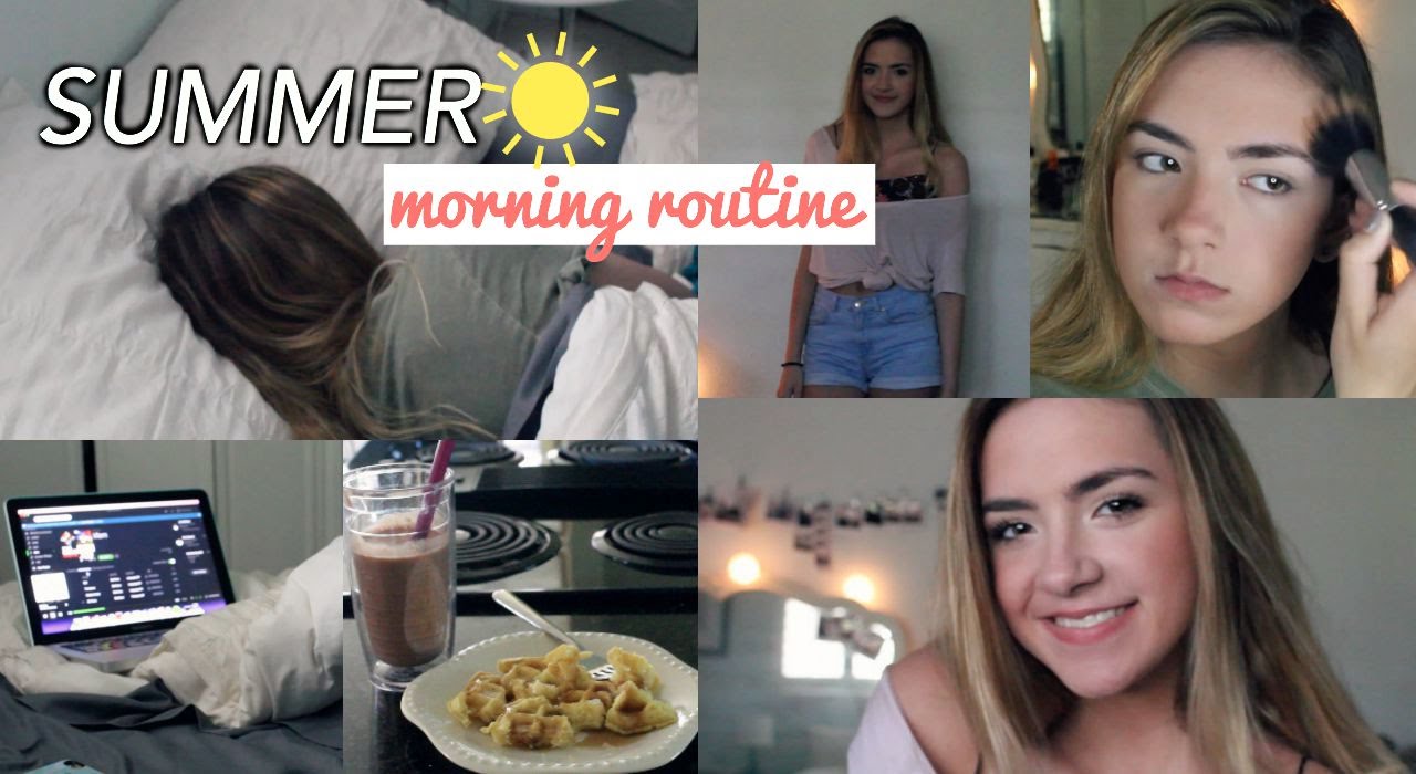 My Summer Morning Routine 2015! - YouTube