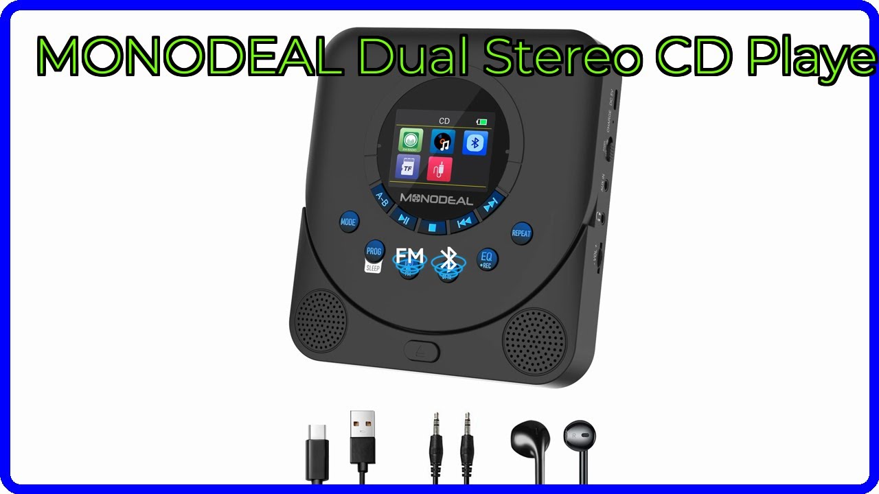 REVIEW (2026): MONODEAL Dual Stereo CD Player. ESSENTIAL details. - YouTube