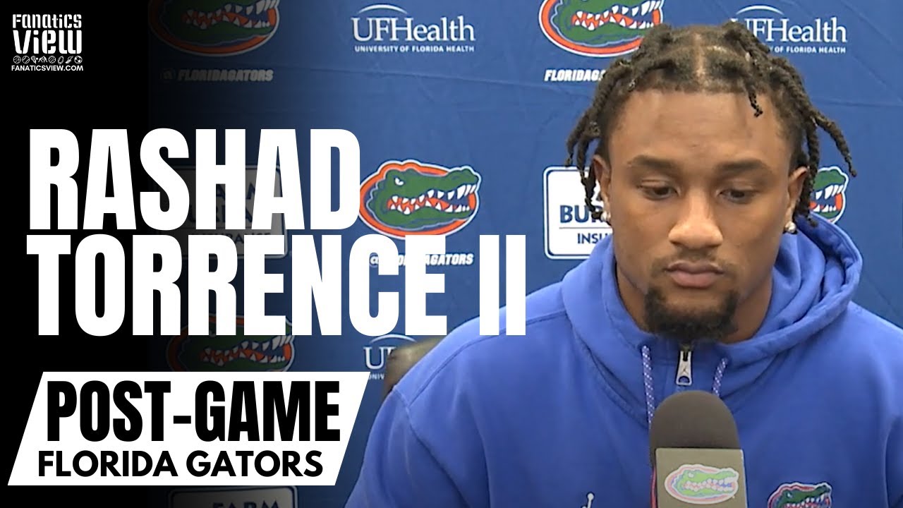 Rashad Torrence II Reacts to Florida's Loss vs. Georgia & Confidence ...