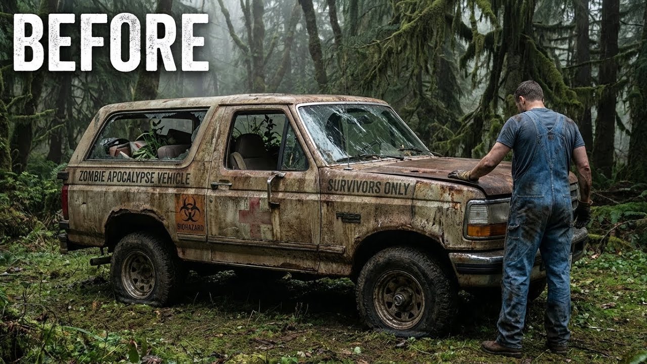 Zombie Apocalypse Vehicle 😱 Rusted Beast Turned Survival Machine - YouTube