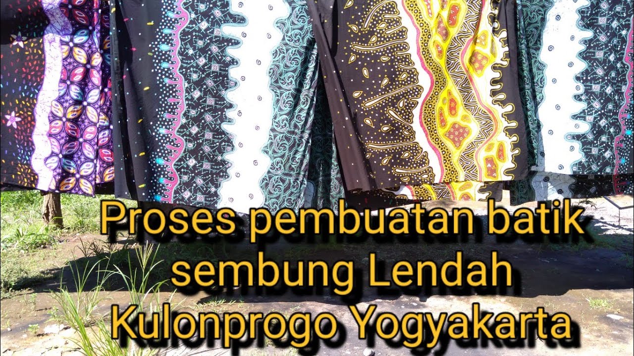 video cinematik proses pembuatan batik sembung yg masih tradisional di ...