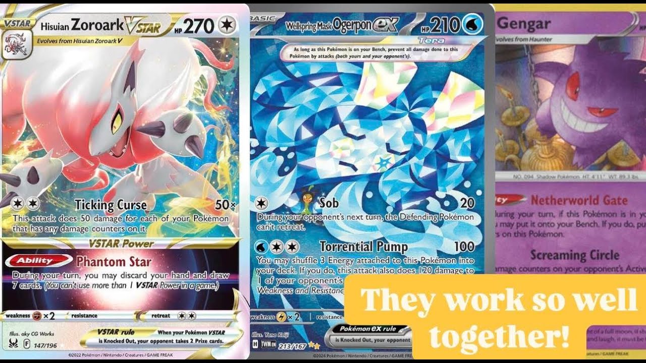Zoroark Vstar and Wellspring mask Ogerpon Ex Duo? - YouTube