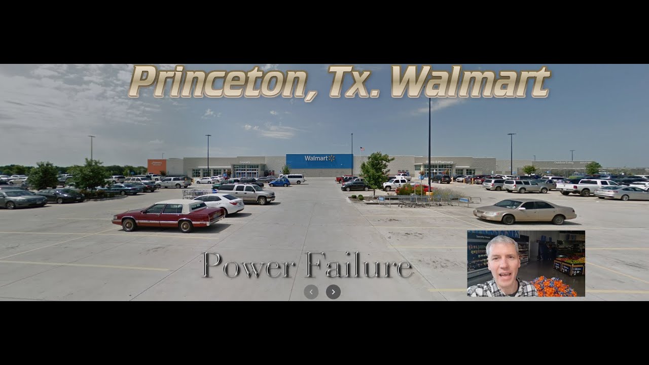 Princeton, Tx. Walmart power outage 2-7-2022 and store evacuation - YouTube