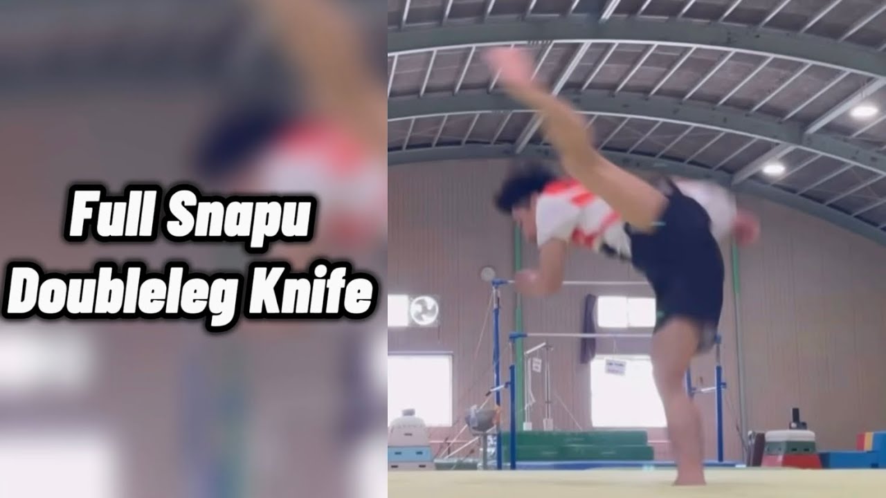 Full Snapu Doubleleg Knife/Full Snapu Switchblade- Haruki Sadasue (Tricking) - YouTube