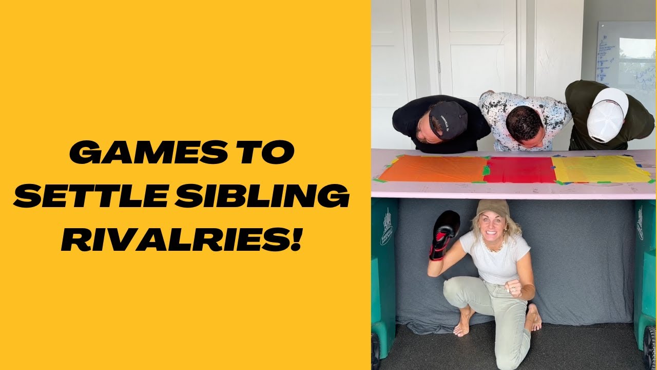 Games to settle sibling rivalries🥊😂 - YouTube