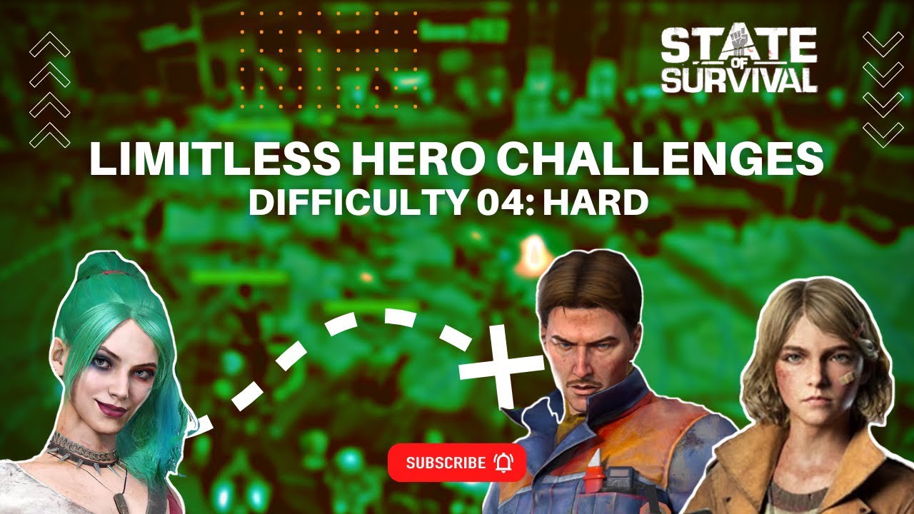 Difficulty 04: Hard | Limitless Hero Challenges | State Of Survival ...