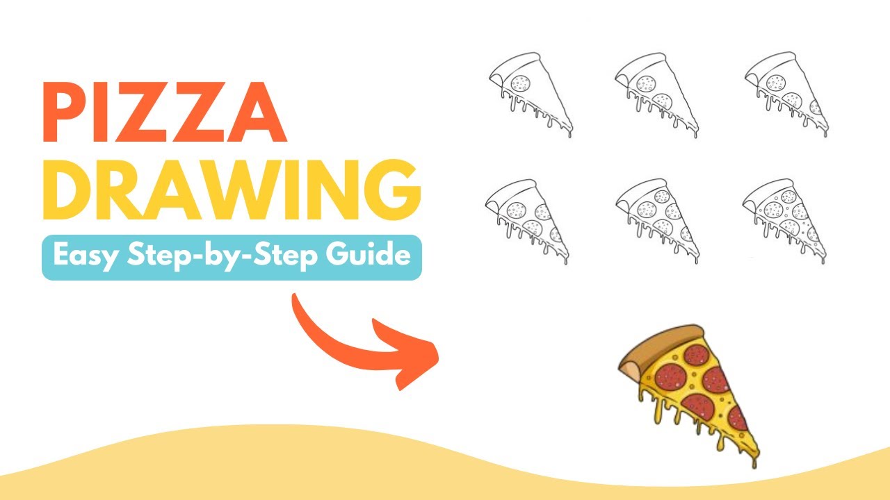 How to Draw a Pizza – A Step-by-Step Guide - YouTube