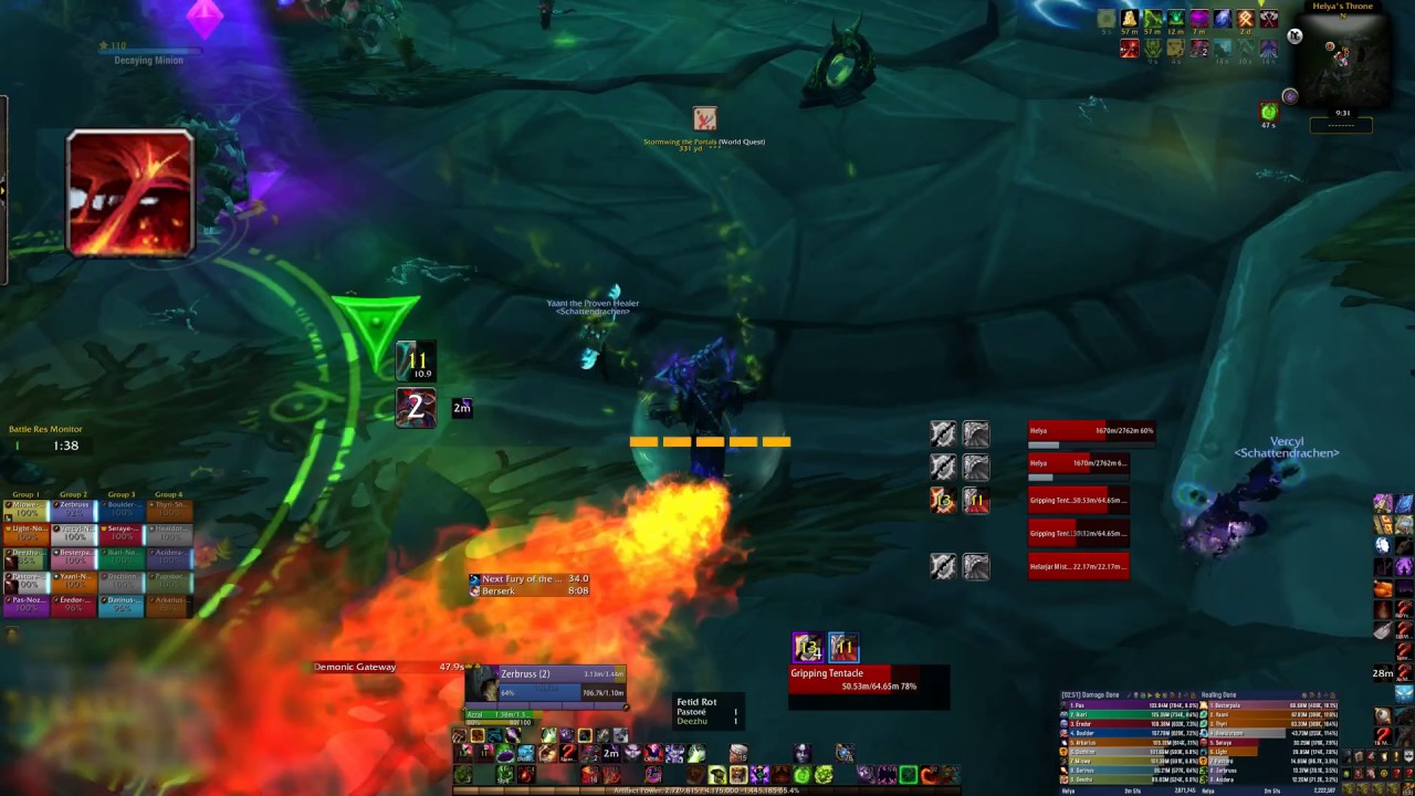 Trial of Valor - Mythic Helya - Gilde Schattendrachen - Warlock PoV ...