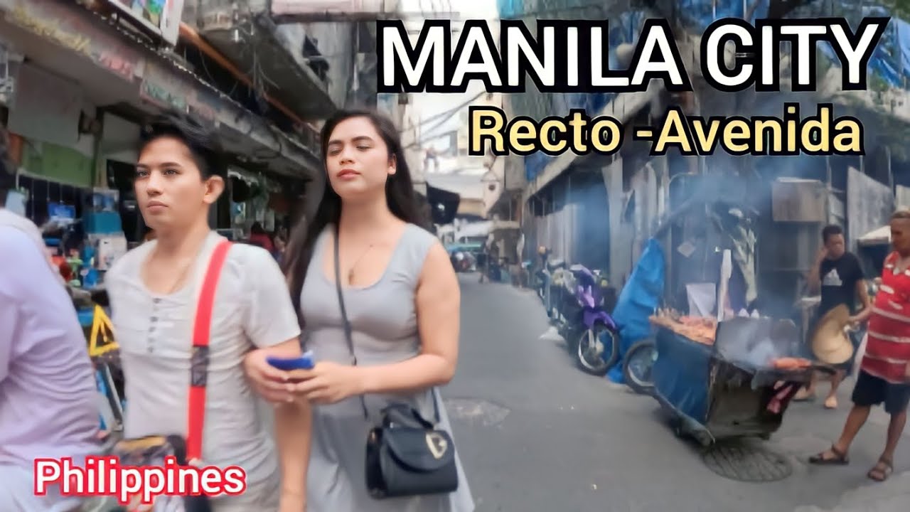 Exploring Avenida & Recto Avenue in Manila City Philippines [4K] - YouTube