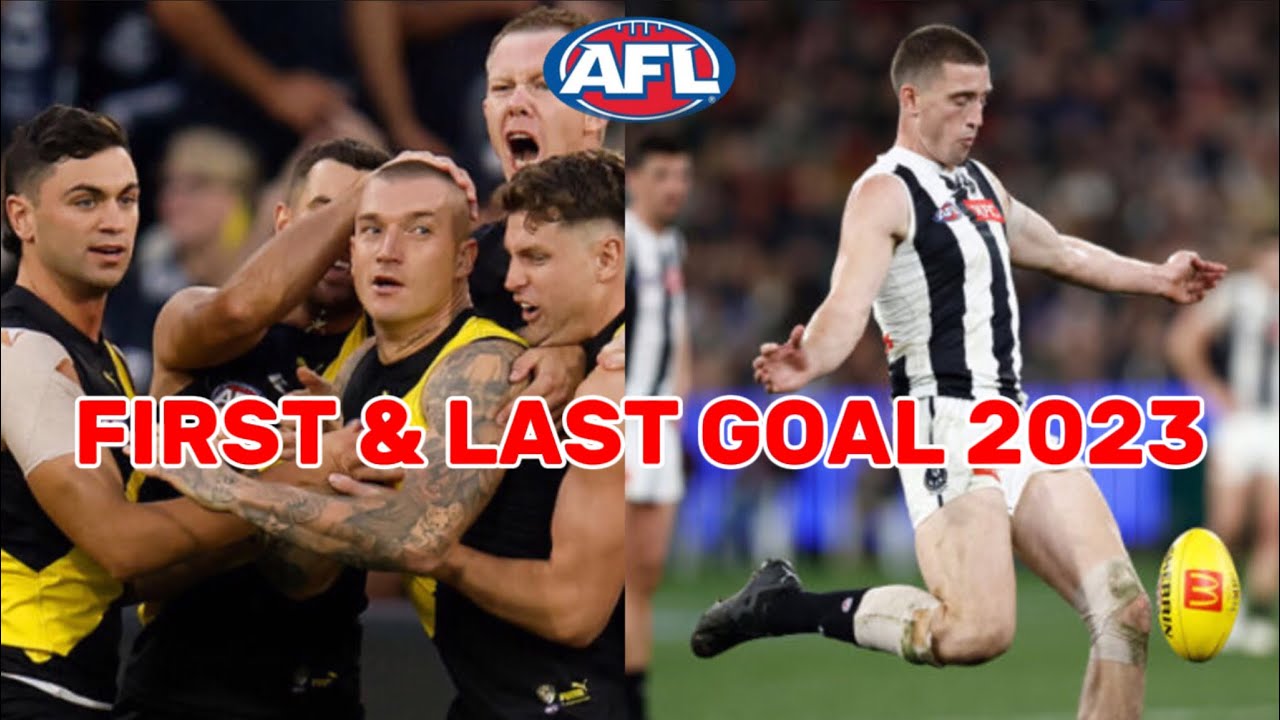 AFL TEAMS FIRST & LAST GOAL IN 2023 - YouTube