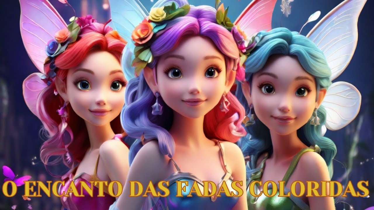 HISTORIA INFANTIL - DESCUBRA COMO CADA FADA UTILIZADA SUAS CORES PARA ...