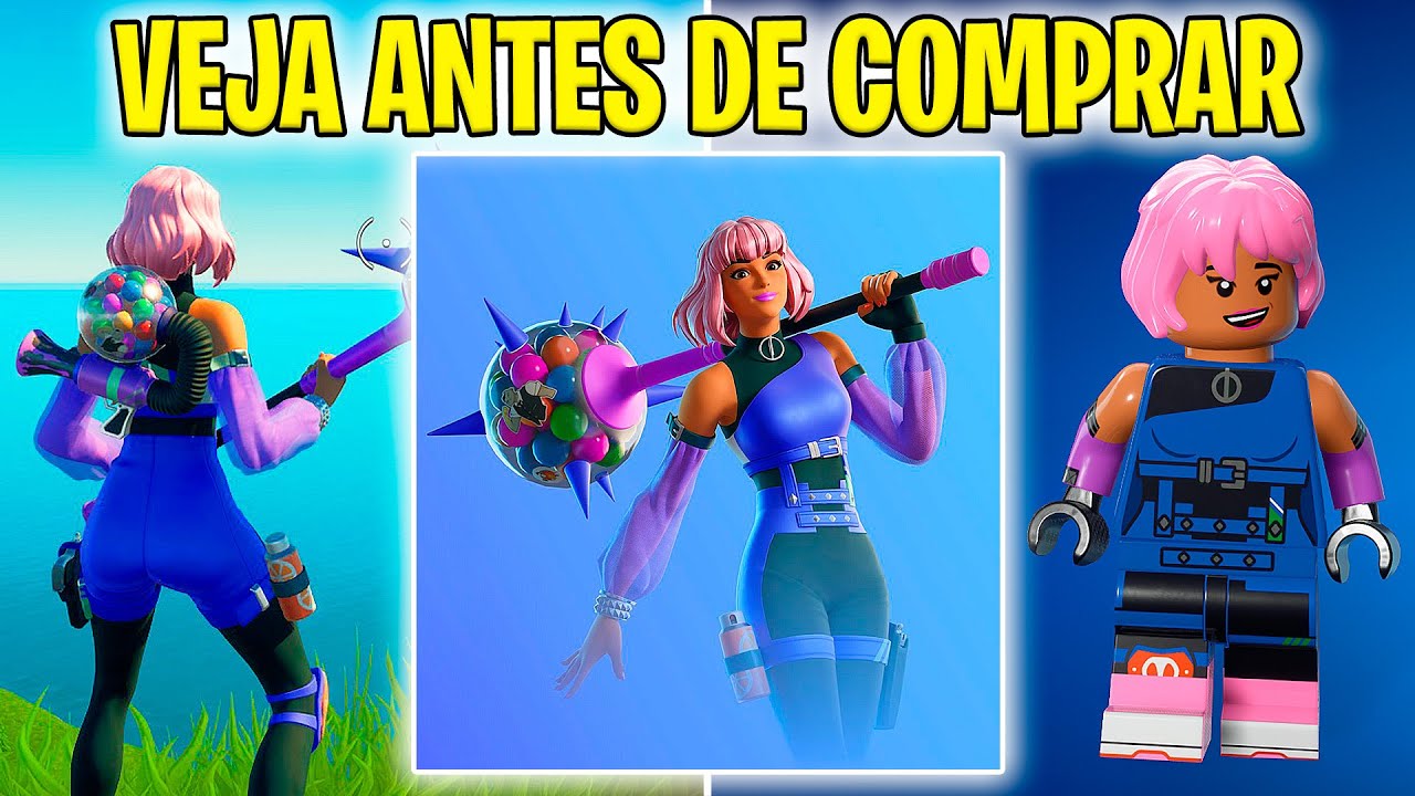 VEJA ANTES DE COMPRAR SKIN MARIA MOLE (CLUBE FORTNITE JUNHO 2025 ...