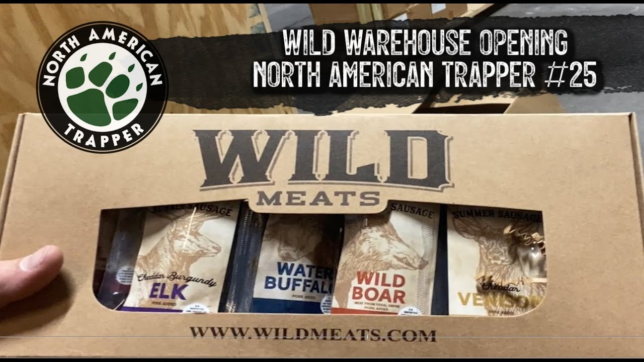WILD Warehouse Opening ~ RUNNING NORTH AMERICAN TRAPPER #25 - YouTube