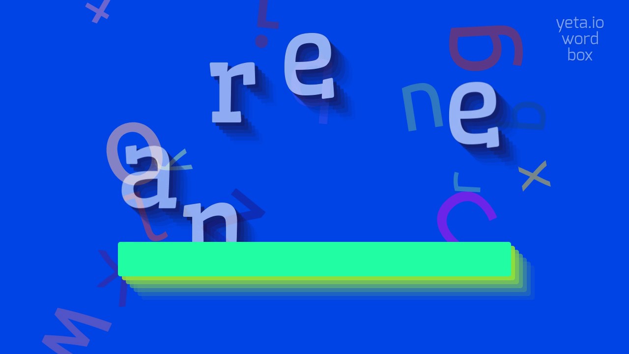 HOW TO SAY ARNEE? QUICK AND EASY! - YouTube