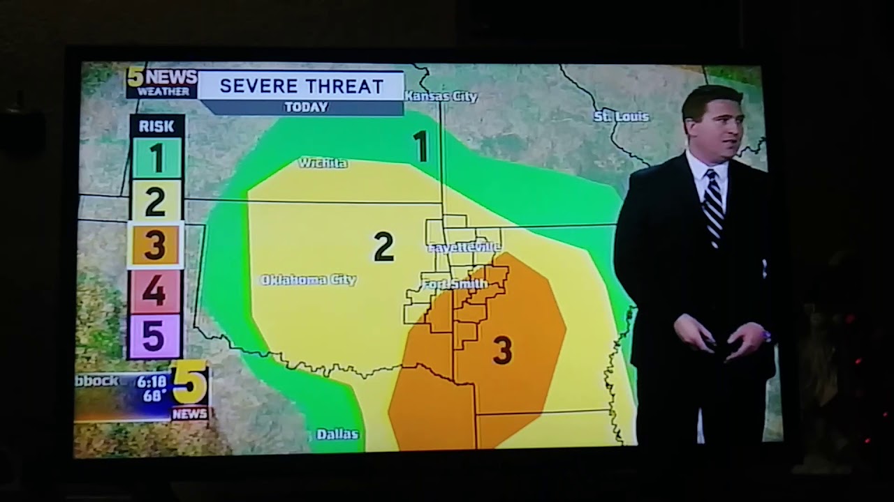 Garrett Lewis Weather Update For Kfsm t.v. - YouTube