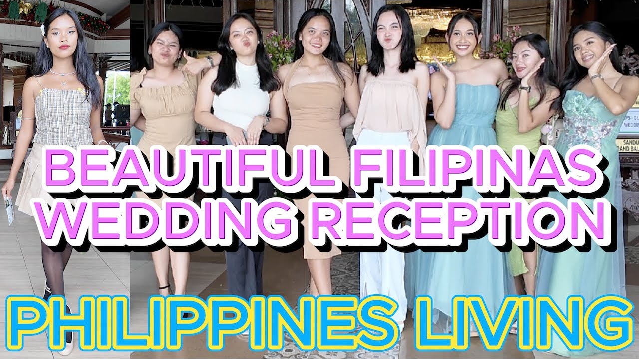 🇵🇭 BEAUTIFUL MORENA FILIPINA LADIES WEDDING RECEPTION & DANCING! Off ...