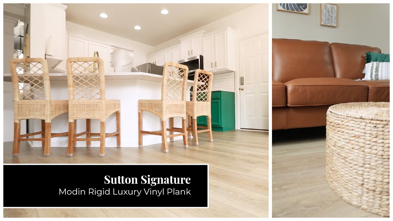 Sutton Signature Modin LVP Flooring in a Eclectic Home || Customer Home ...