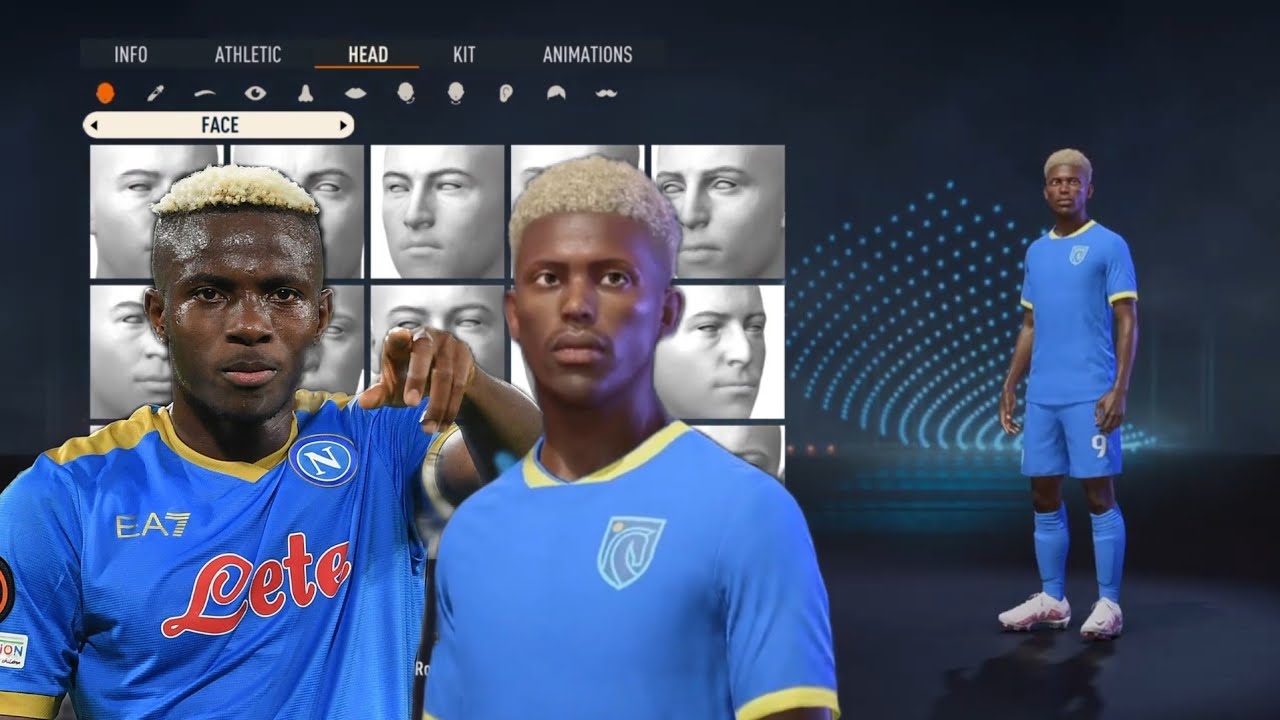 FIFA 23 | How To Create Victor Osimhen 🇳🇬 - YouTube