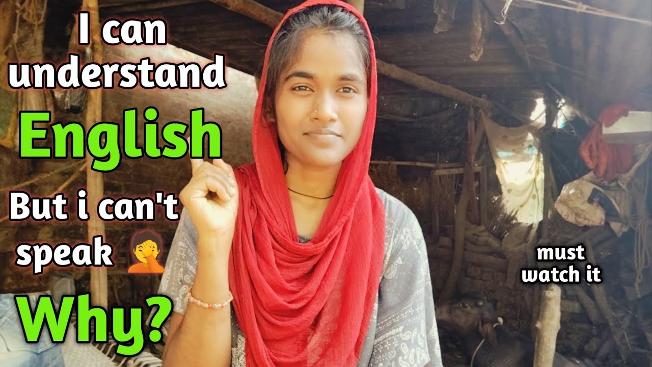 I can understand English but i can't speak 🗣️🤦.....why?|| if you want ...