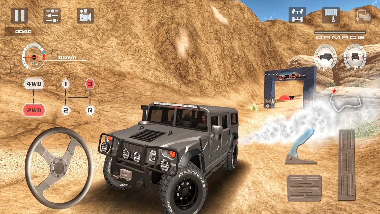 Off-road Drive Desert Jeeps Simulator Real Driving Mercedes G63 Games ...