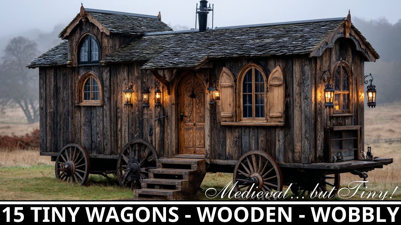 👉 15 Ridiculously Charming Medieval Tiny Homes on Wheels You Have to ...