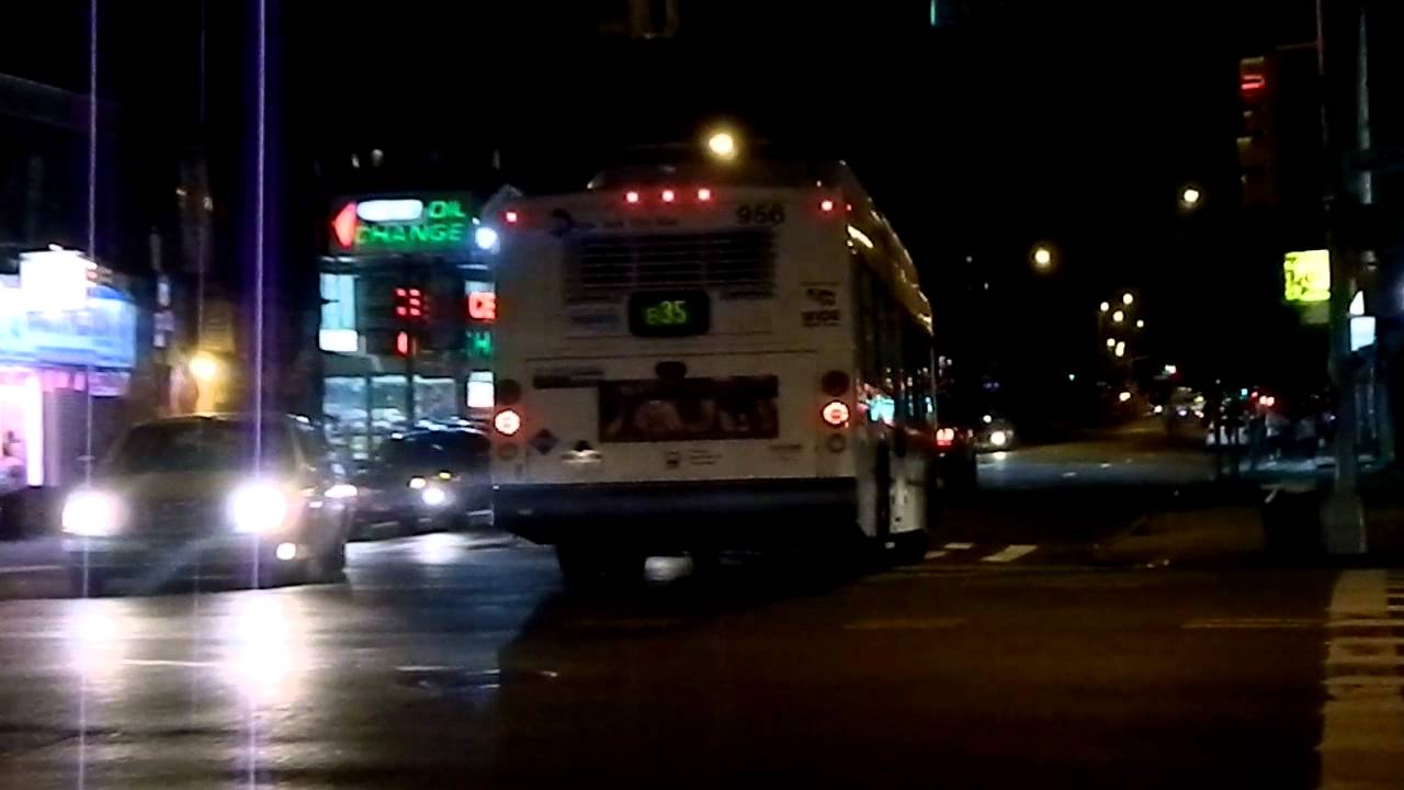 MTA NYCT 2000 New Flyer Industries C40LF #956 on the B35 - YouTube