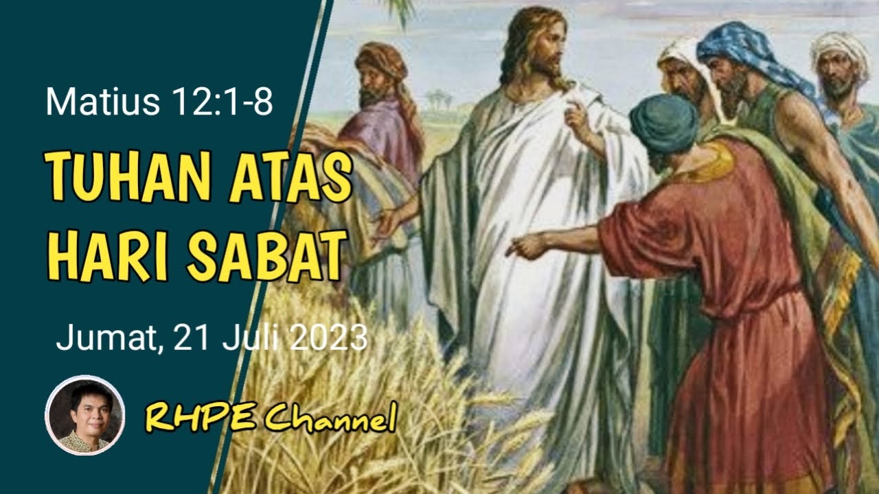 Renungan Harian Jumat, 21 Juli 2023//Matius 12:1-8 #renungansingkat # ...