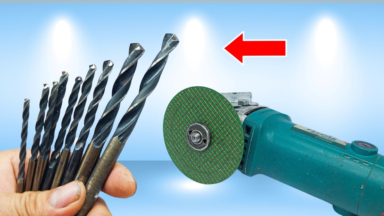 3 Easy Ways to Sharpen a Drill Bit! How to Sharpen a Drill Bit in 30 Seconds! - YouTube