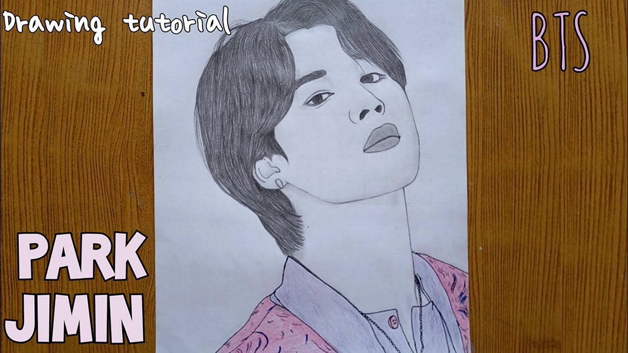 Drawing BTS-Jimin From Yet To Come MV |How to draw jimin BTS |Jimin ...