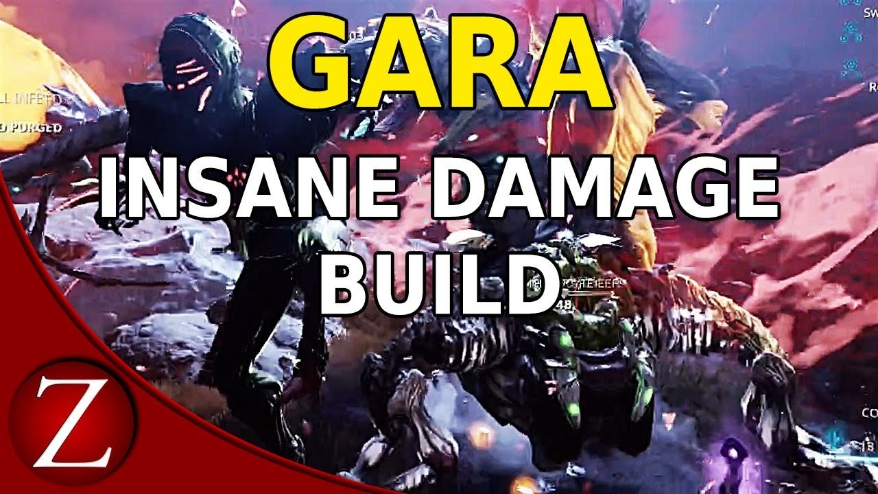 Unbelievable Damage Gara Build - Warframe Plains of Eidolon Gameplay ...