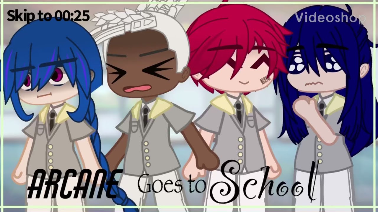 Some Arcane characters go to school (part 1) // No music 😔 - YouTube