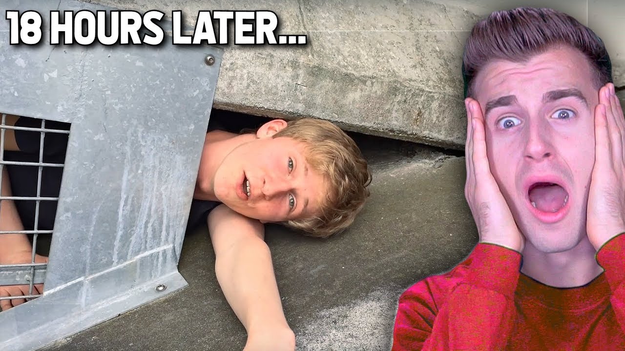 Kid Gets STUCK Under BRIDGE.. - YouTube