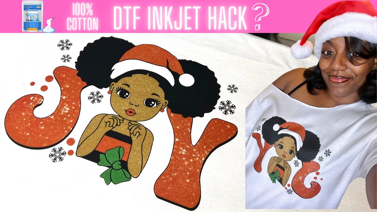 DTF INKJET HACK 100 Cotton How To Use DTF With YOUR INKJET PRINTER DTF INKJET HACK 100 Cotton How To Use DTF With YOUR INKJET PRINTER