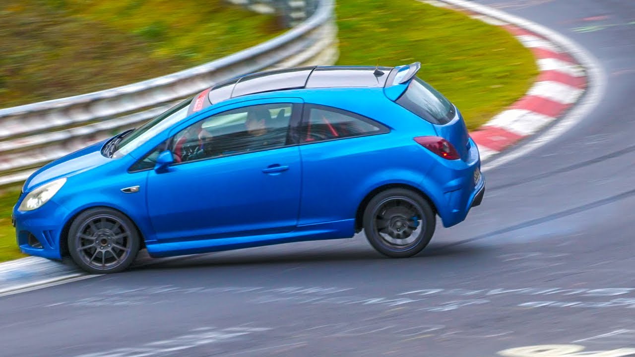 The Craziest Opel's of the NÜRBURGRING- MANTA, Omega, Corsa OPC ...