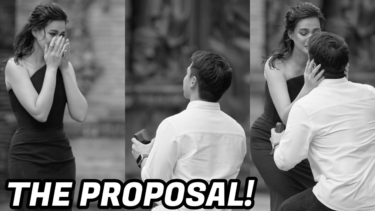 BEA ALONZO DOMINIC ROQUE ENGAGED NA! ACTUAL WEDDING PROPOSAL NI ...
