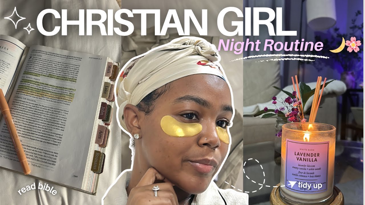 CHRISTIAN GIRL(wife) NIGHT ROUTINE 🩷| (simple, cozy + productive) - YouTube