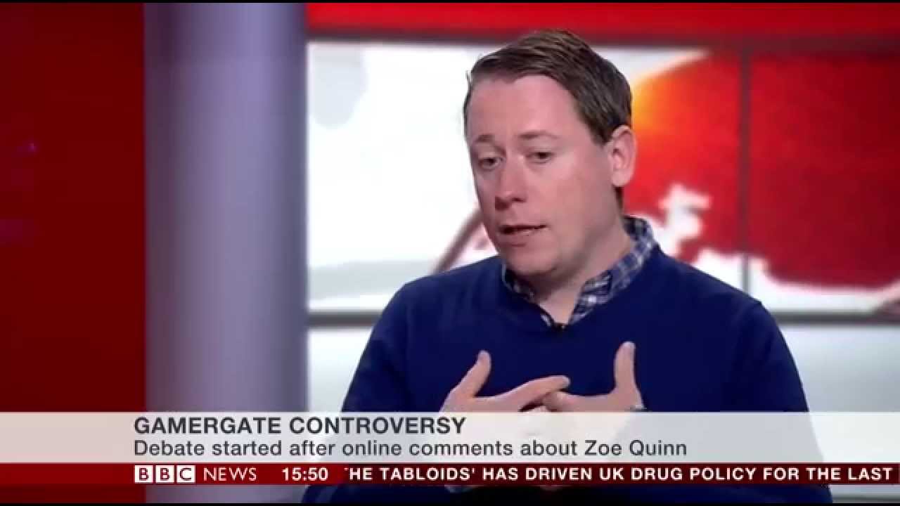 Guy Cocker on BBC News talking GamerGate - YouTube