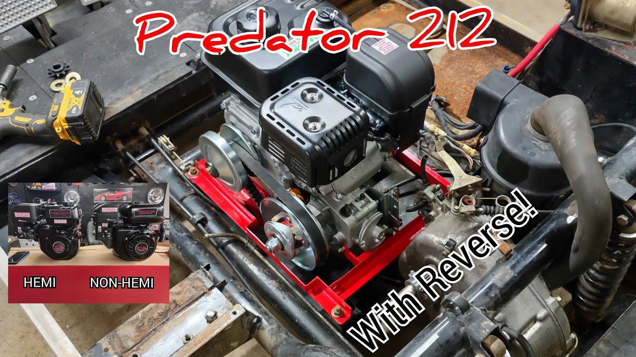 Building a HEMI Predator 212 powered PIT Cart WITH Reverse!! 1981 ...