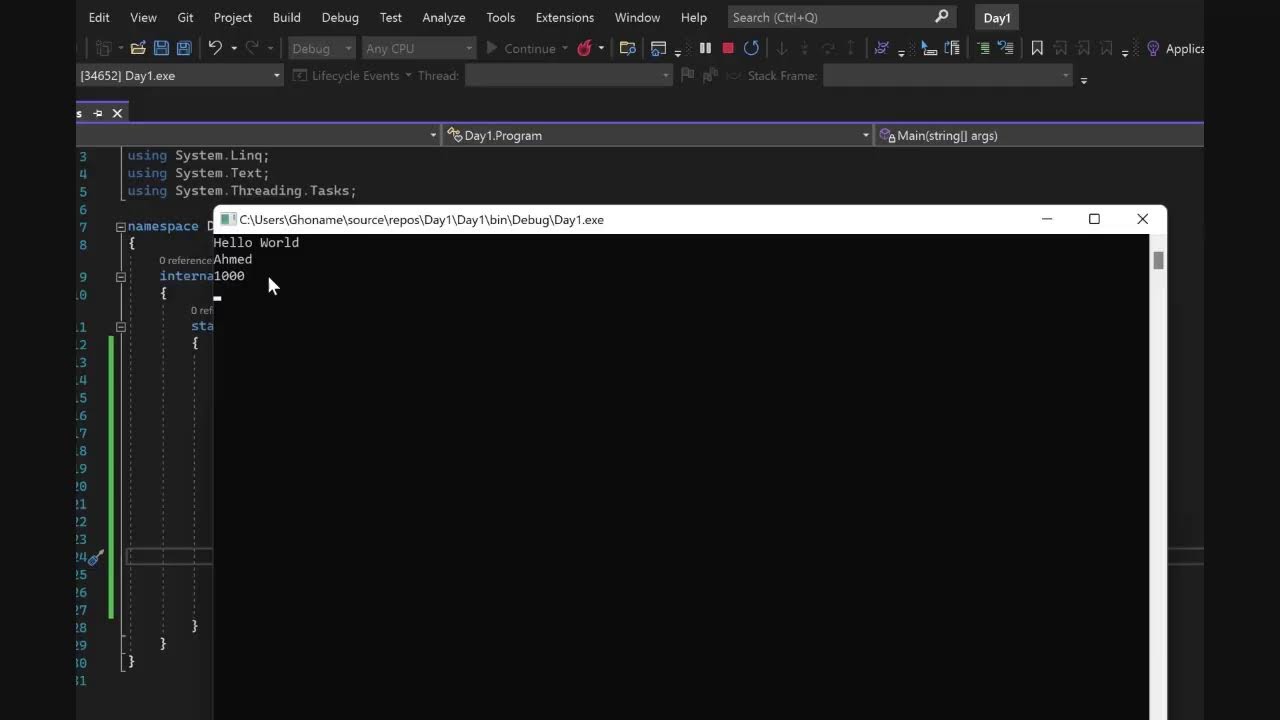 Day1 Console And Basic Variables Declaration YouTube Day1 Console And Basic Variables Declaration YouTube