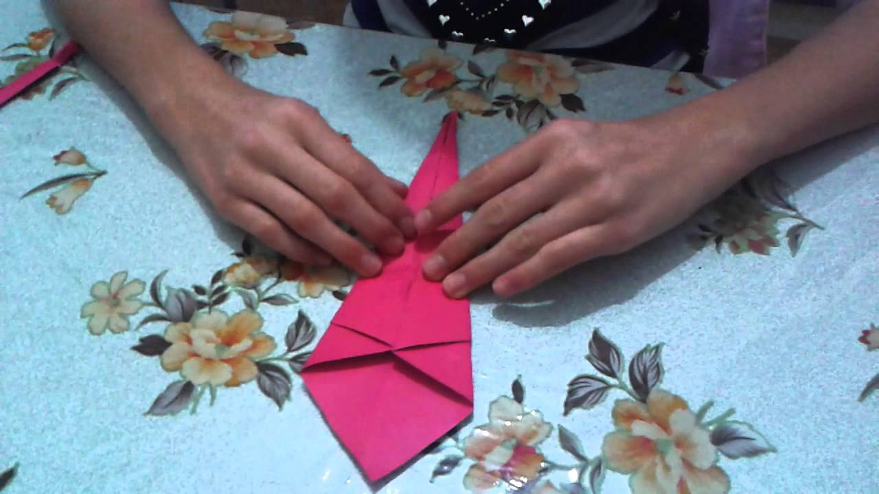 Origami Kuğu yapımı - YouTube