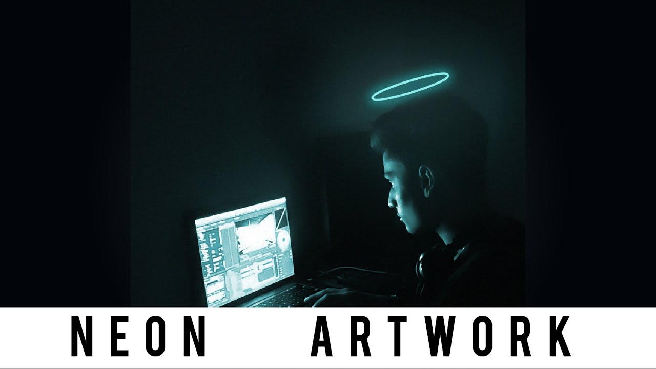 Neon Artwork || Simple way to Create your own Neon Artwork using Adobe ...